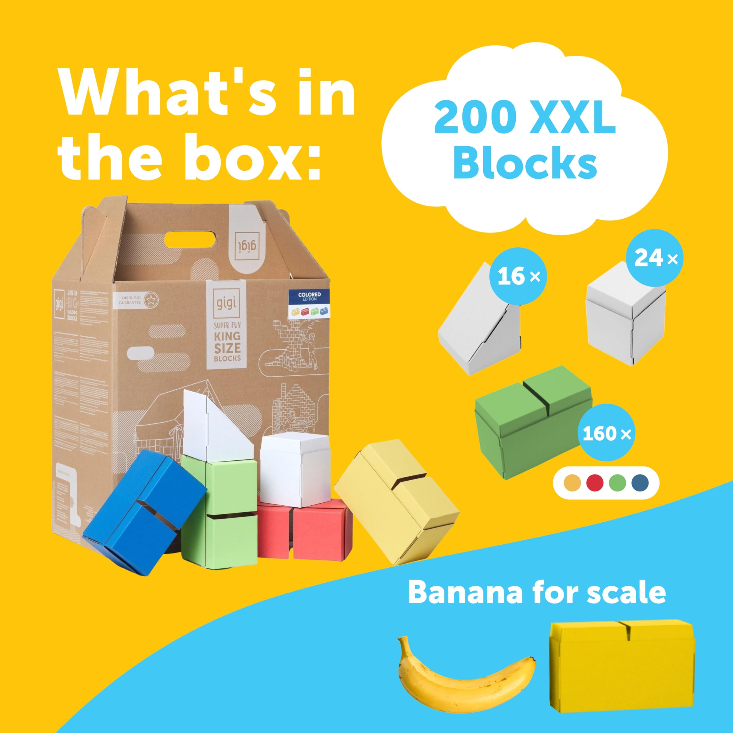Giant Cardboard Building Blocks