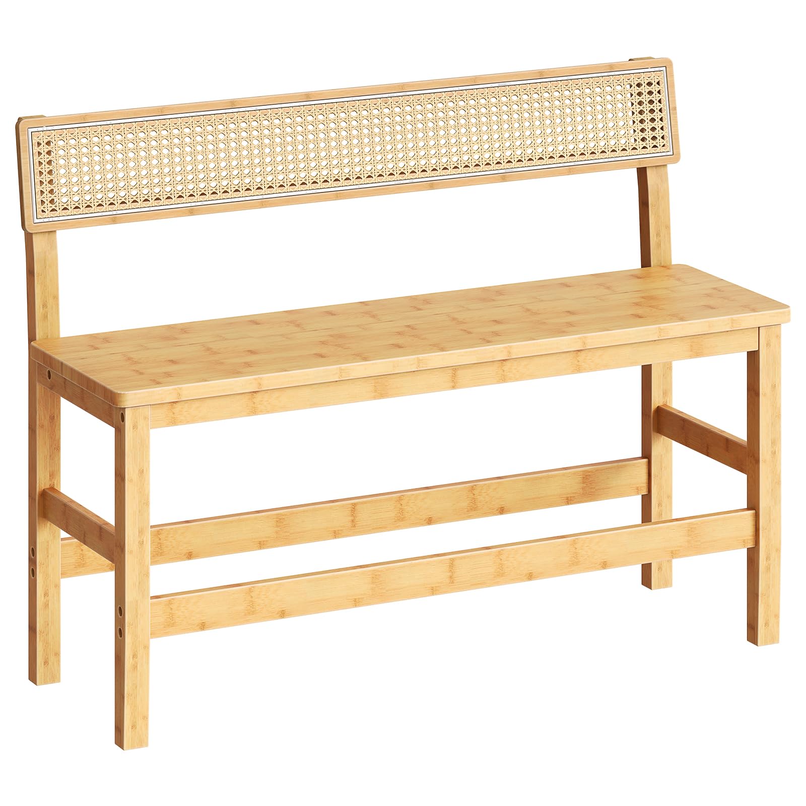 Amazon.com - HOOBRO Dining Bench, Dining Table Bench Seat, Bamboo ...