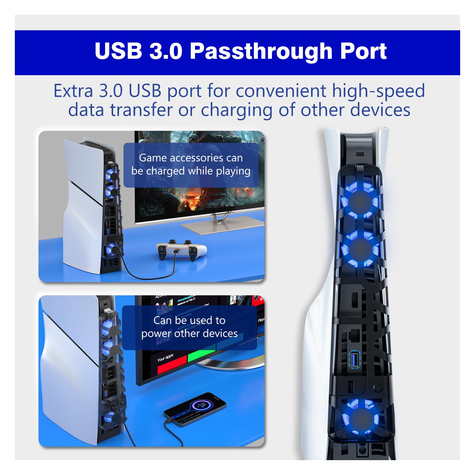 Snapklik.com : PS5 Slim Cooling Fan