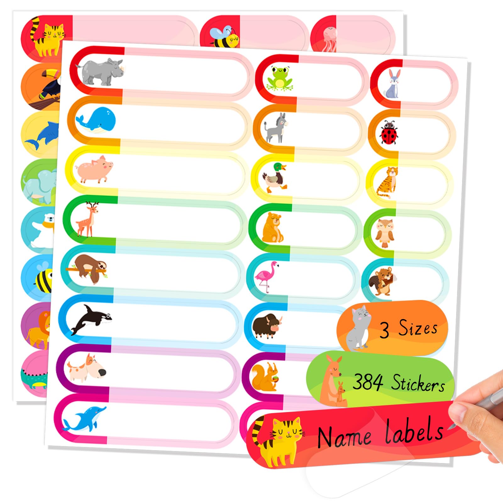 Amazon.com : Bottle Name Labels for Daycare 384 Label Stickers Baby ...