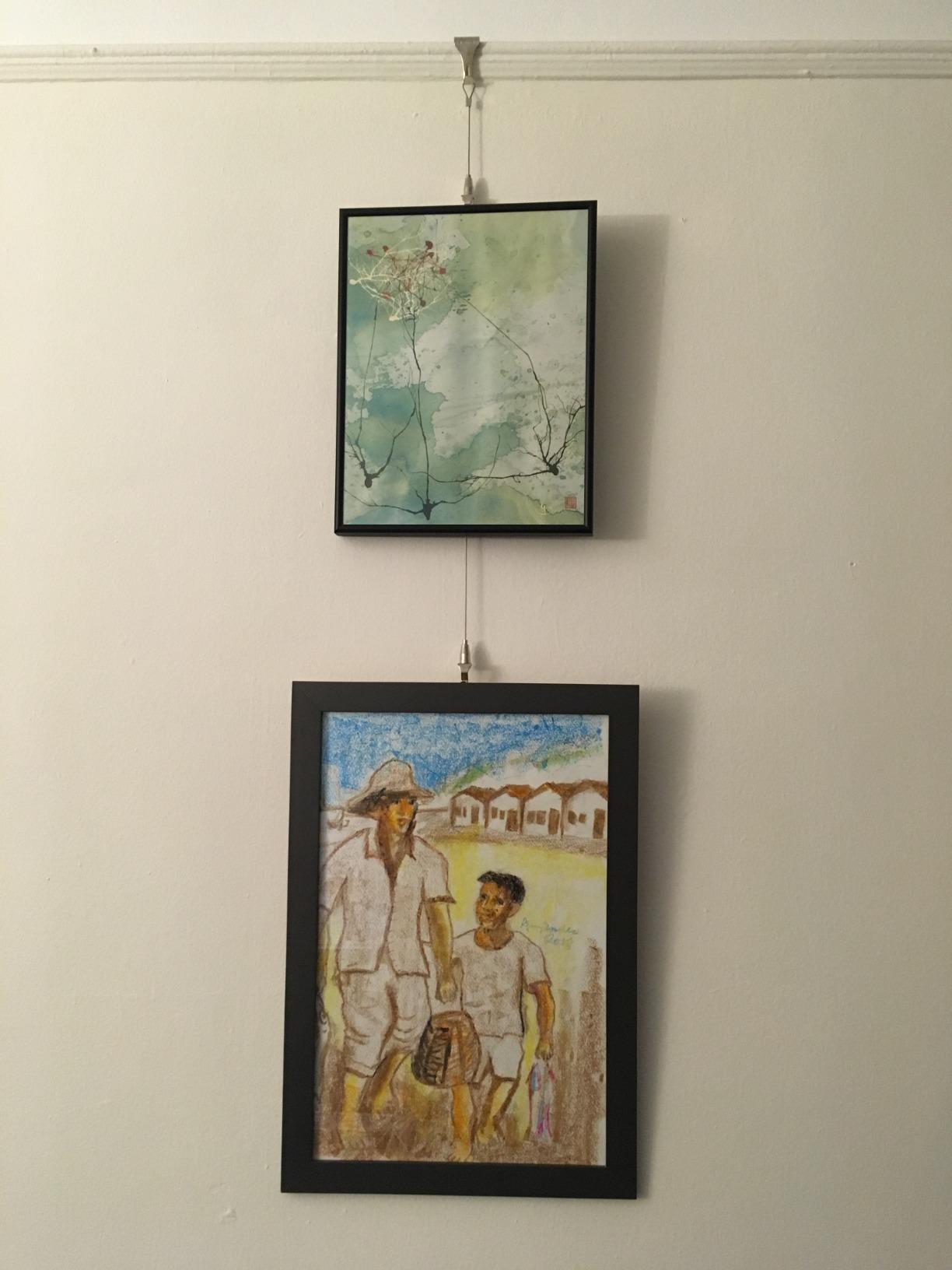 Amazon.com: Chris-Wang Professional Art Hanging System Gallery Large ...