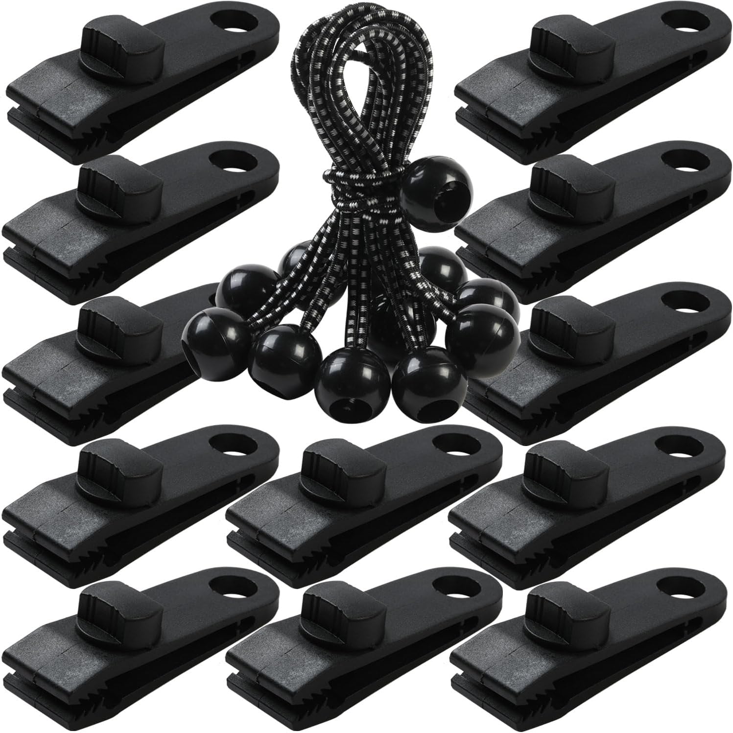 Tarp Clips Heavy Duty Lock Grip, Borogo 24 Pack Tarp Clamps Heavy Duty ...
