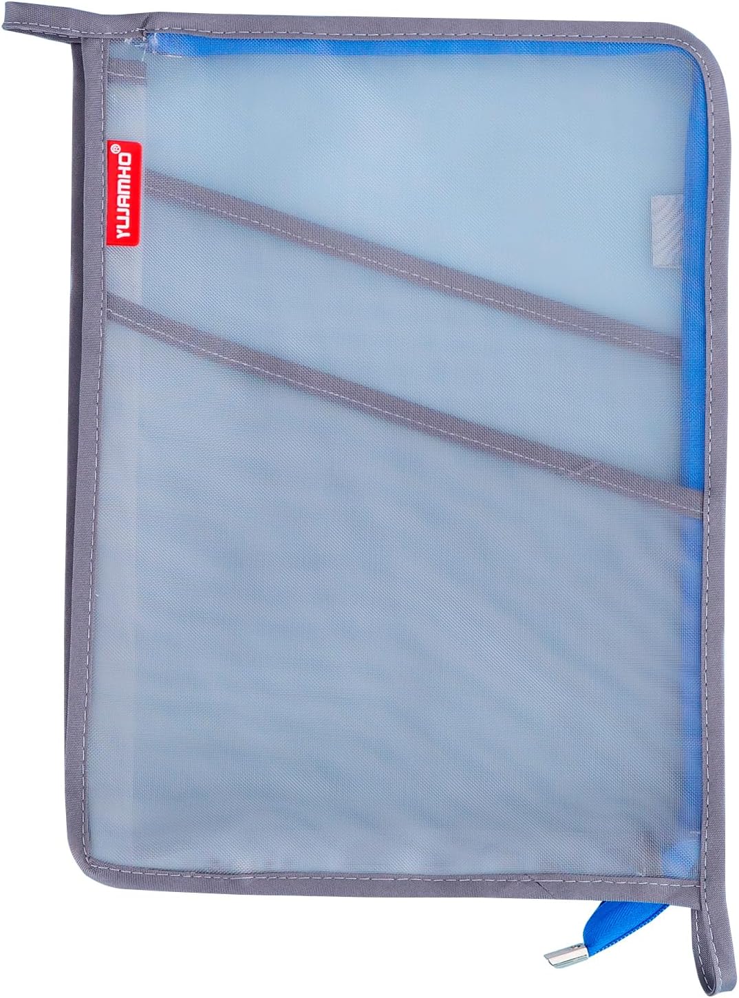 Amazon.com : Clear Mesh Zipper Pouch, A4 3Layers Large Opening Pocket ...