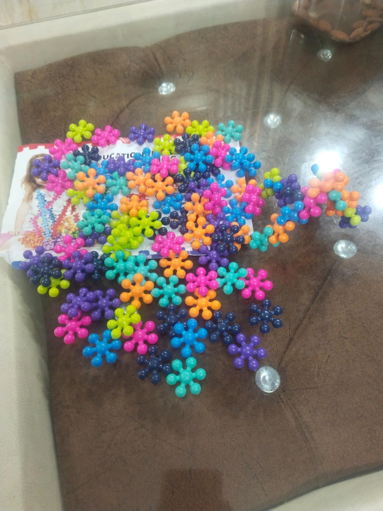 Niku 100 Pcs Star Links Interlocking Building Blocks for 6 Months+ Kids ...