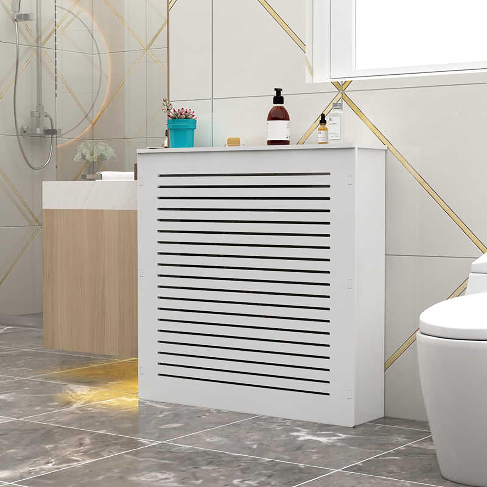 Amazon.com: BAYTEWJX Steam Radiator Covers Wood Modern Heating Cover ...