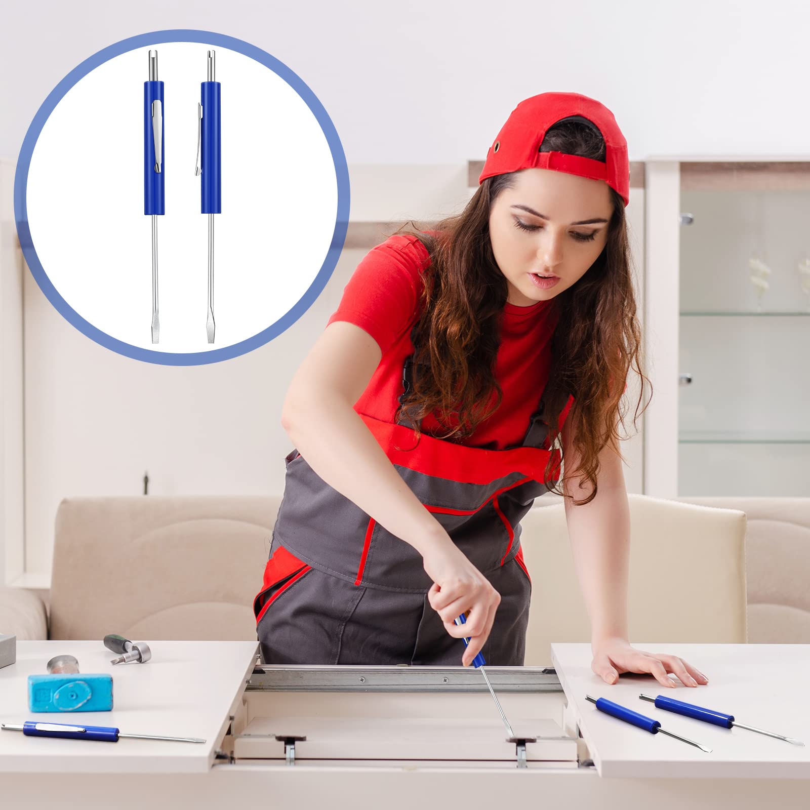 Snapklik.com : 20 Pcs Pocket Screwdriver Double End Mini Screwdriver ...