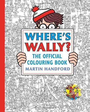 Where's Wally? The Official Colouring Book: Screen-free colouring and ...