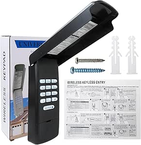 Teemuday Garage Door Opener Keypad, Replacement for Liftmaster, 41AC050 ...