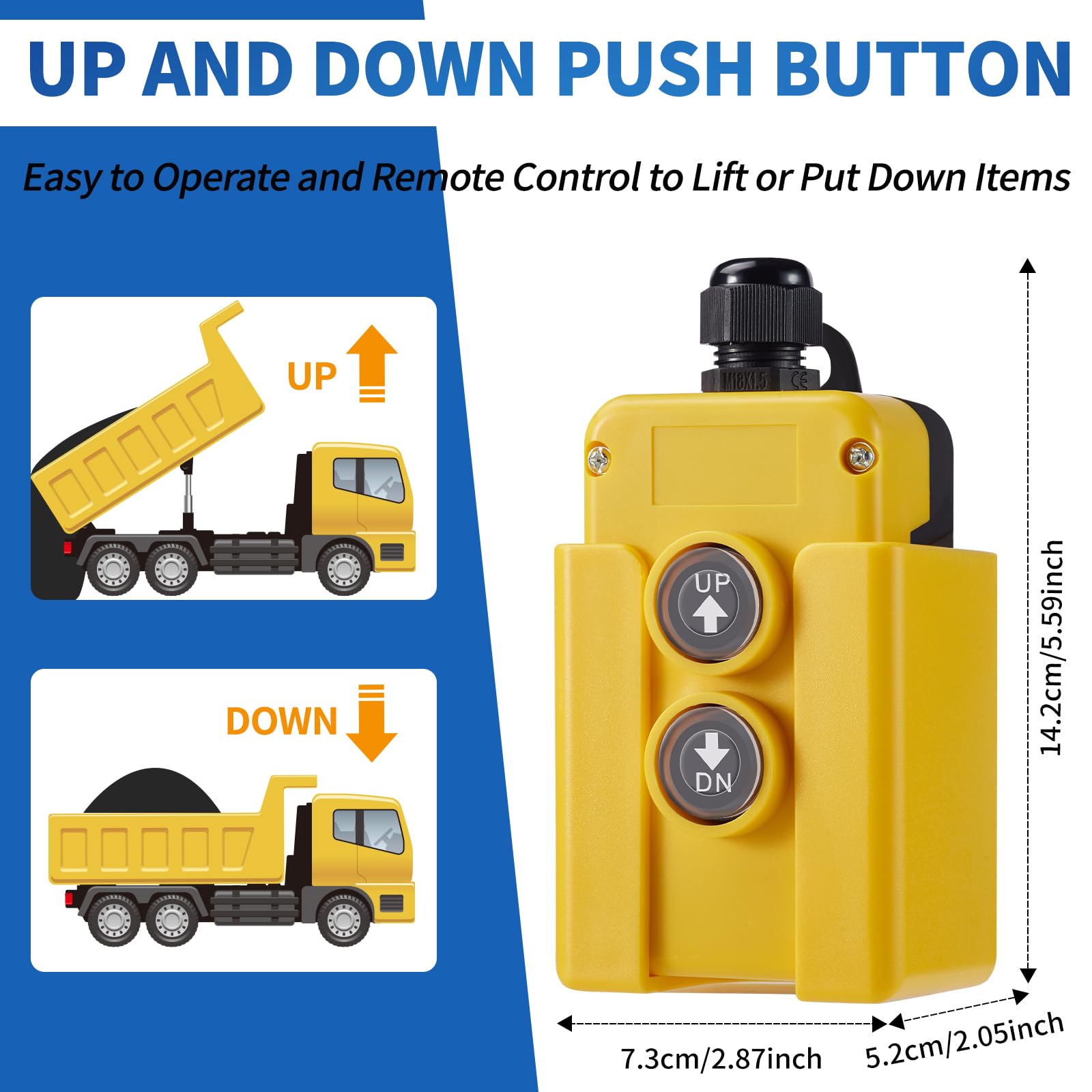 Snapklik.com : USLICCX 12V DC Dump-Trailer Remote-Control-Switch - For ...