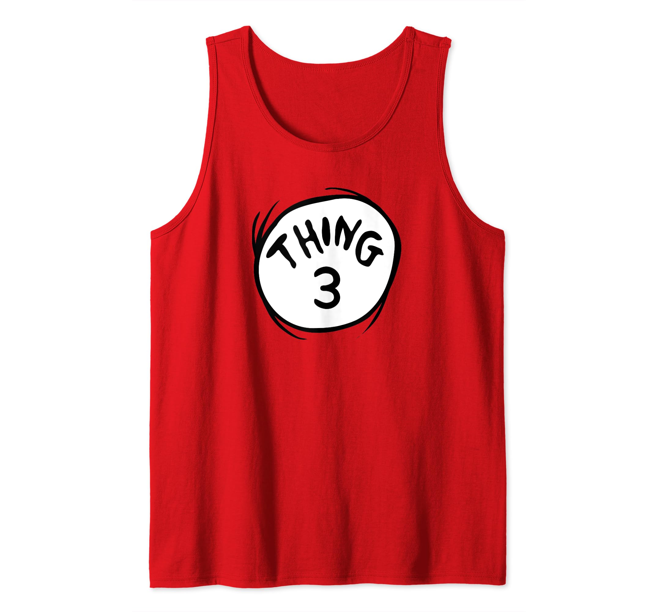 Amazon.com: Dr. Seuss Thing 3 Emblem Tank Top : Clothing, Shoes & Jewelry