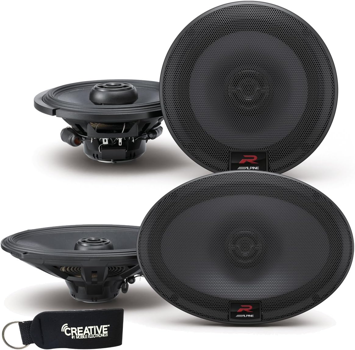 Amazon.com: Alpine R2-S65 6.5" R-Series High-Resolution Coaxial ...
