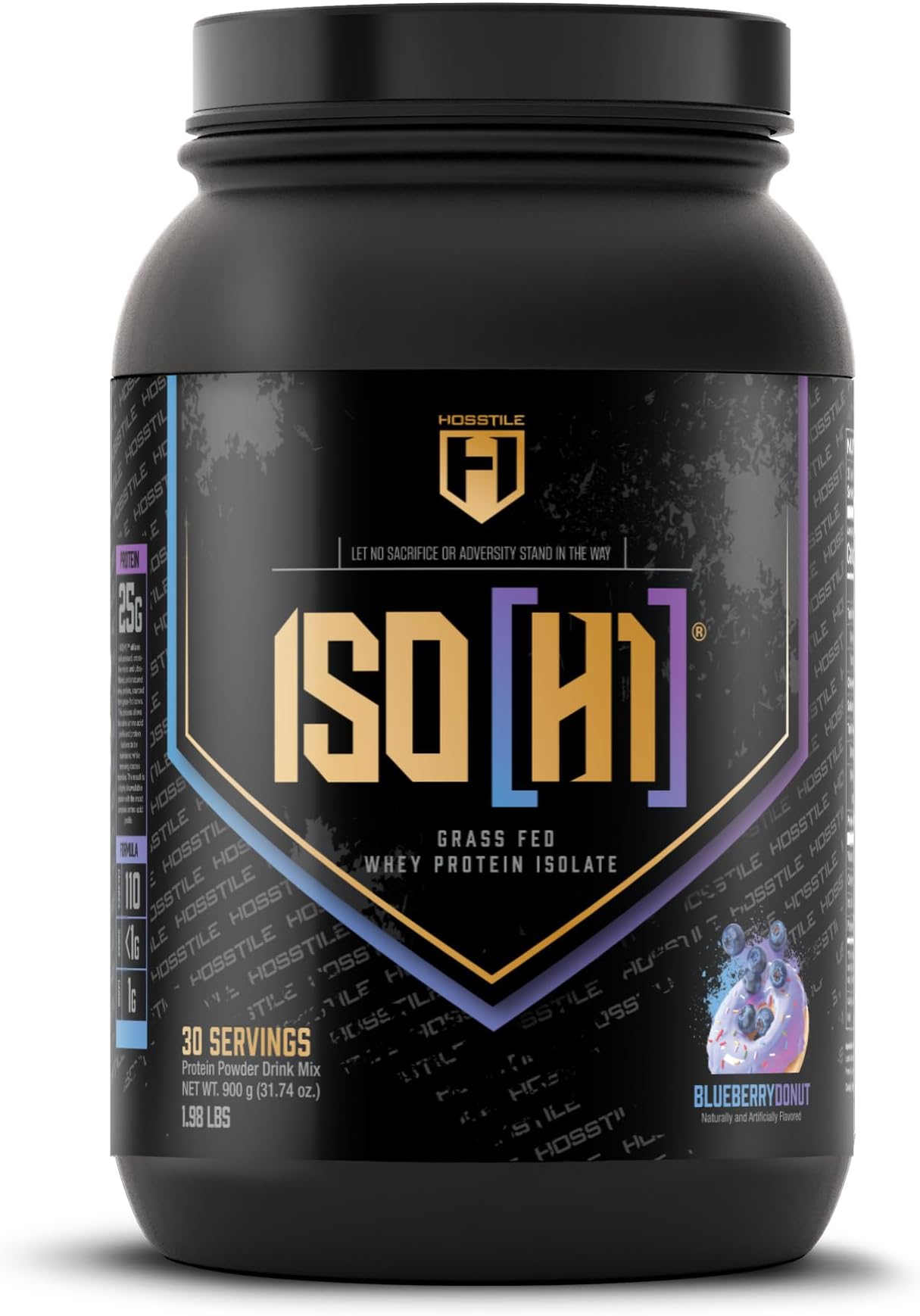 Amazon.com: HOSSTILE ISO[H1] Grass Fed Whey Protein Isolate with Digestive Enzymes, Whey Protein ...