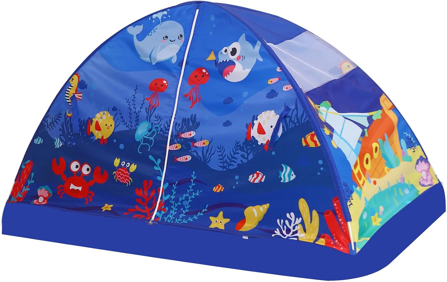 Amazon.com: Bed Tent for Twin Kid Play Tent for Boy and Girl Easy Set ...