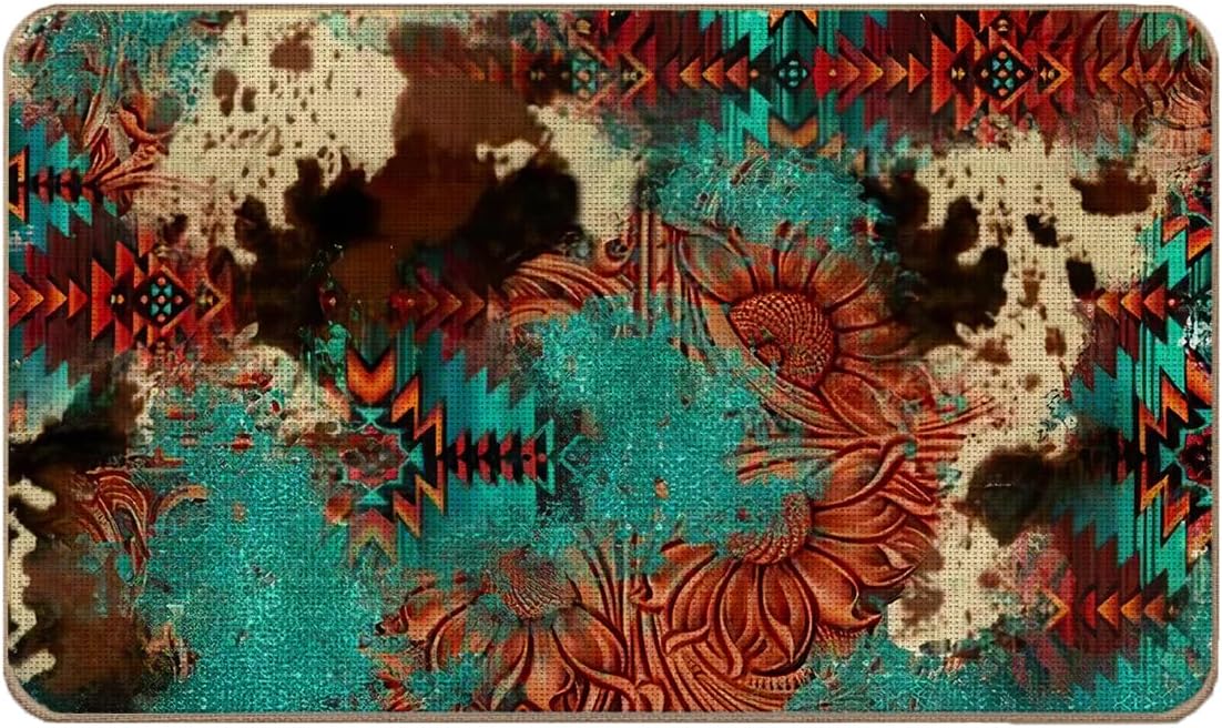 Amazon.com: Lacosu Retro Western Door Mats Outdoor Indoor - Western ...