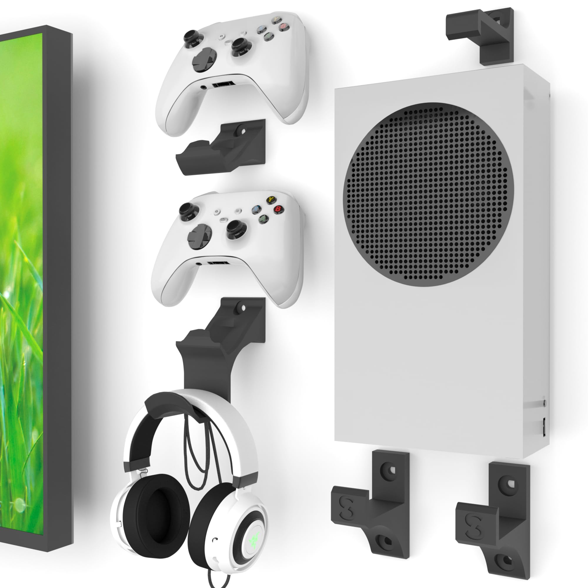 GENIALISS Base Soporte de Pared para Xbox One Series S y X + Base para ...