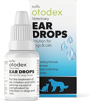 Otodex Petlife Ear Drops, 14 ml : Amazon.co.uk: Pet Supplies