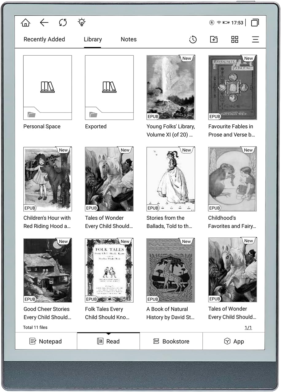 MEEBOOK M103 10.3" E-Ink E-Reader Tablet, CNC Metal Body, High ...