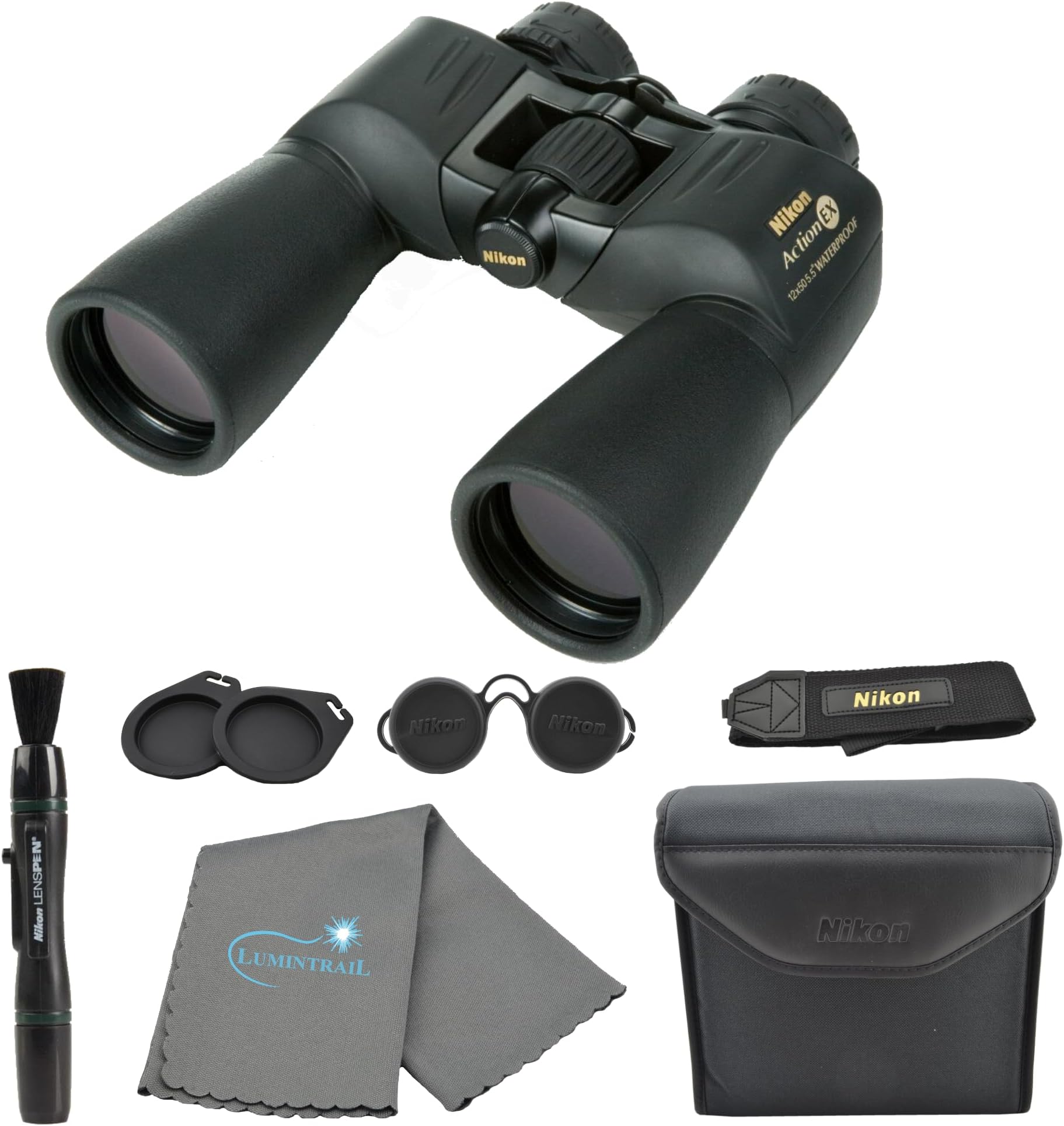 Amazon.com : Nikon 7573 PROSTAFF 5 12X50 Binocular (Black ...