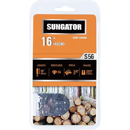 Amazon.com: 16" Chainsaw Saw Chain Blade Greenworks PRO 60V and Ryobi ...