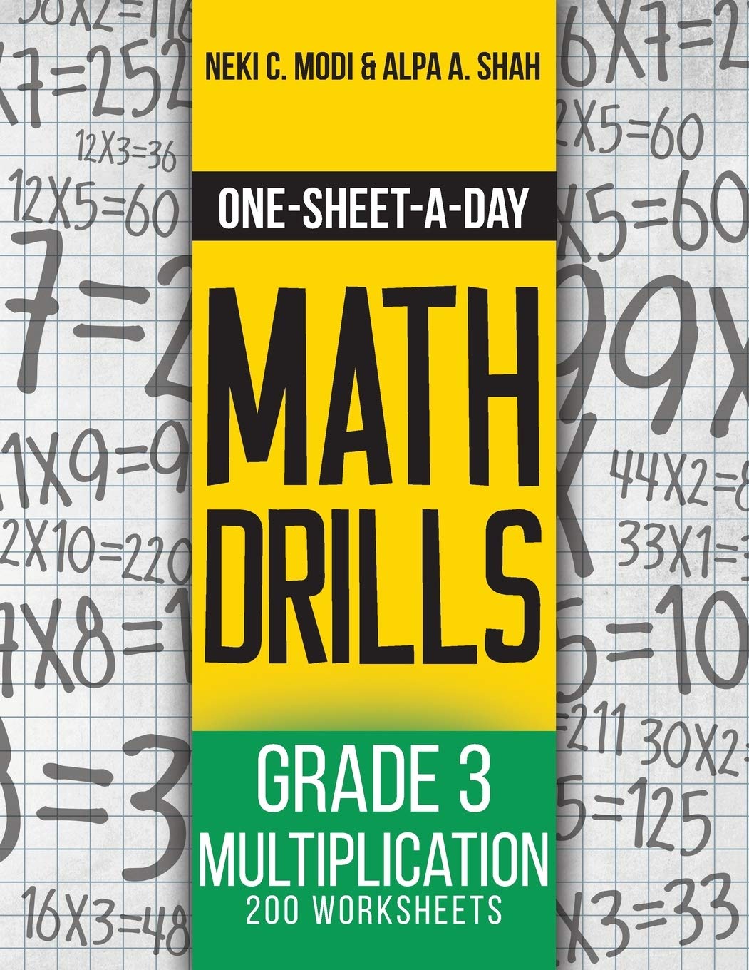 Snapklik.com : One-Sheet-A-Day Math Drills: Grade 3 Multiplication ...