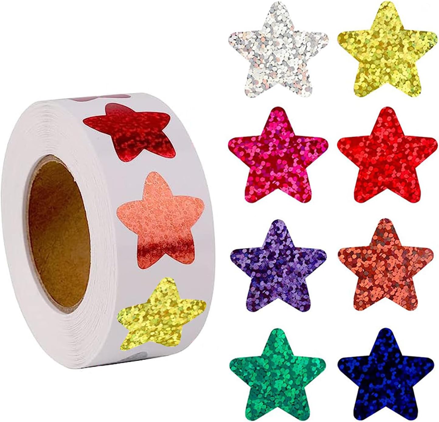 Amazon.com: Star Stickers Self-Adhesive Stickers Praise Stickers Reward ...