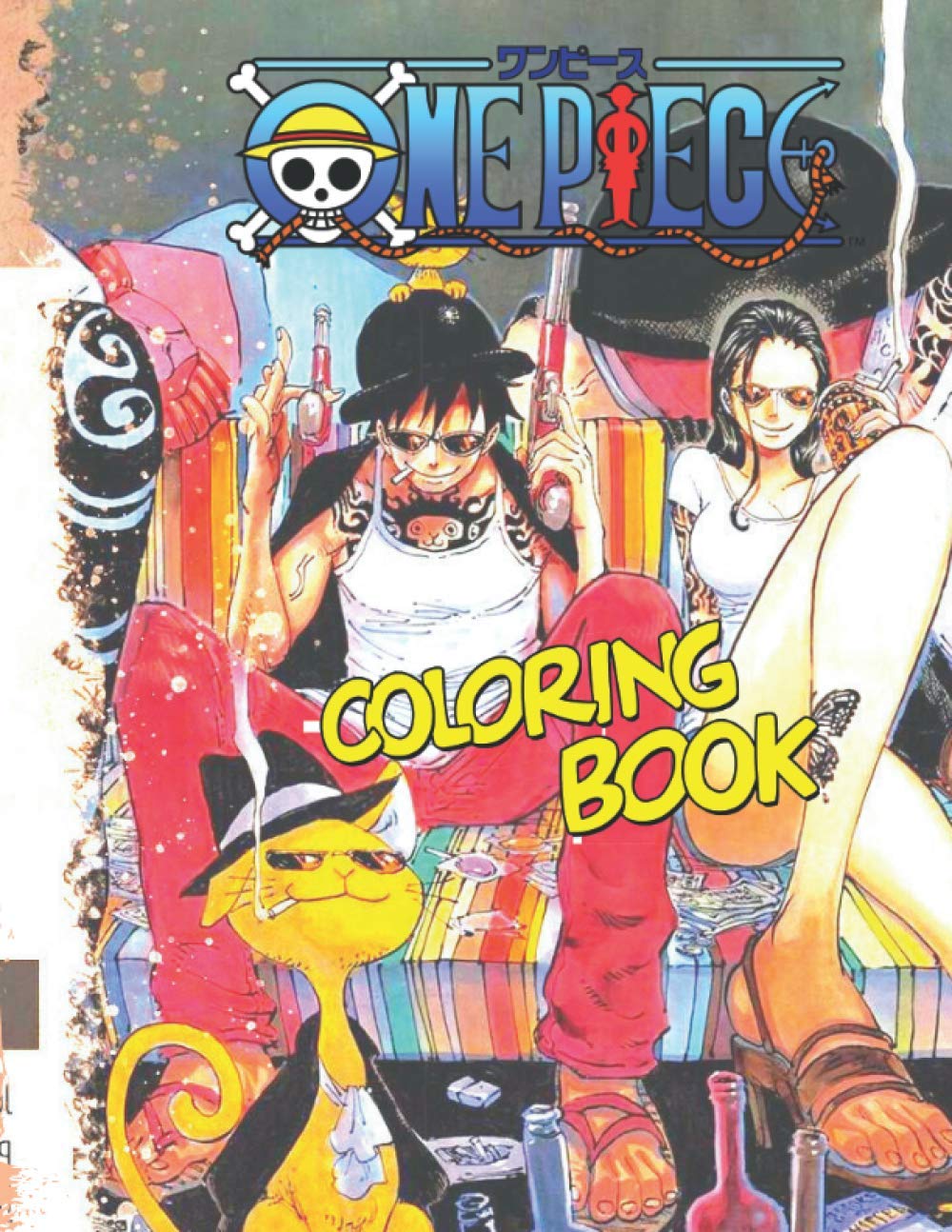 Buy One Piece Coloring Books: Book For Adults & Teens: one piece manga ...