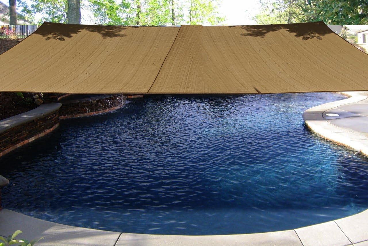 Amazon.com : Shade Sails New Sand Color 16' Square Sun Shade Canopy Sun ...