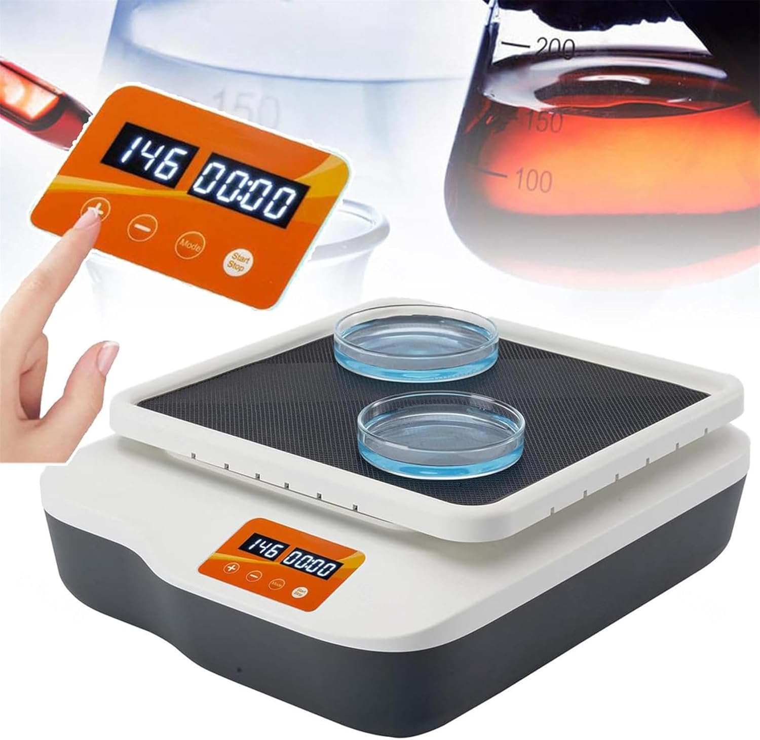 Amazon.com: HEAXIY Laboratory Digital Orbital Shakers, 40-200rpm Lab ...