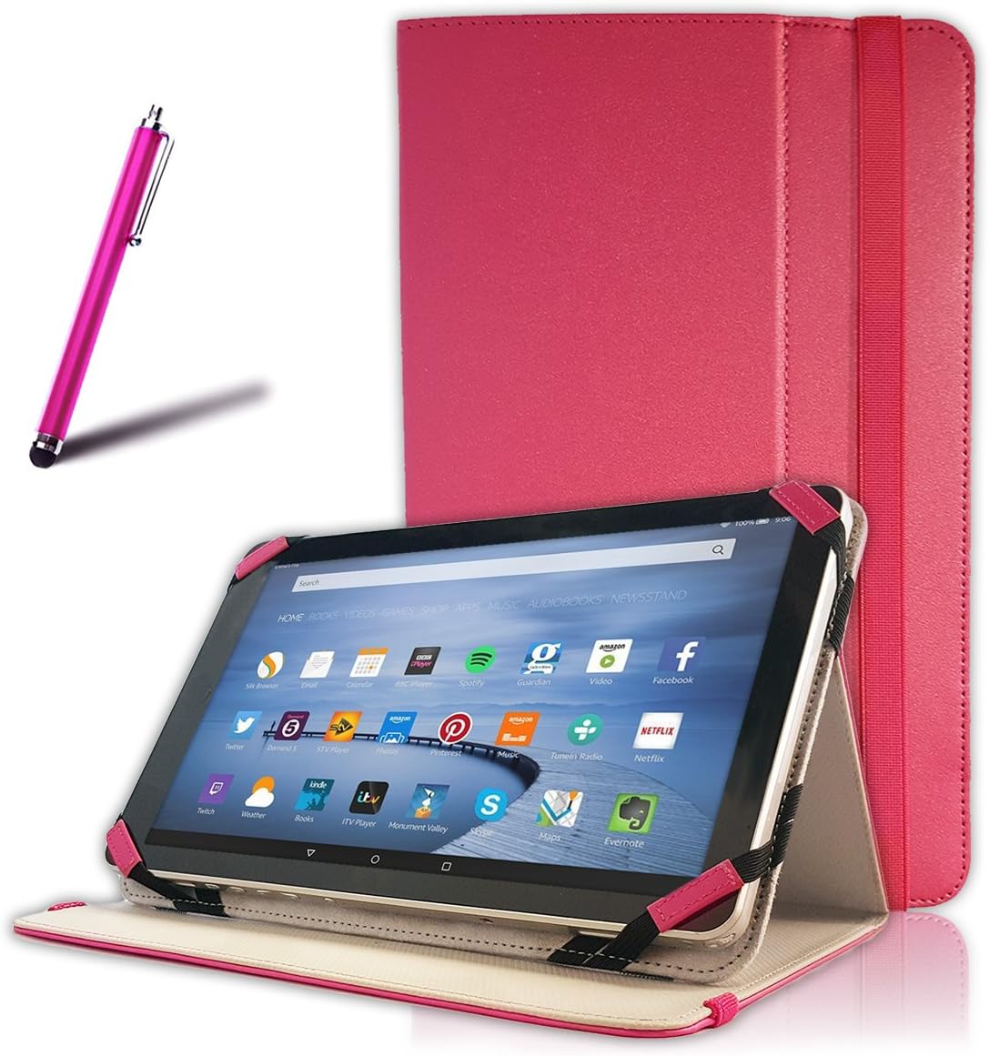 10.1" Inch Pink Tablet Case fits Hipstreet Pilot / Phantom 2 / Equinox ...