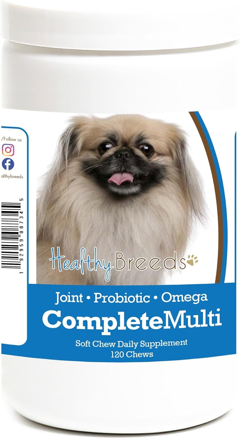 Amazon.com : Healthy Breeds Pekingese All in One Multivitamin Soft Chew ...