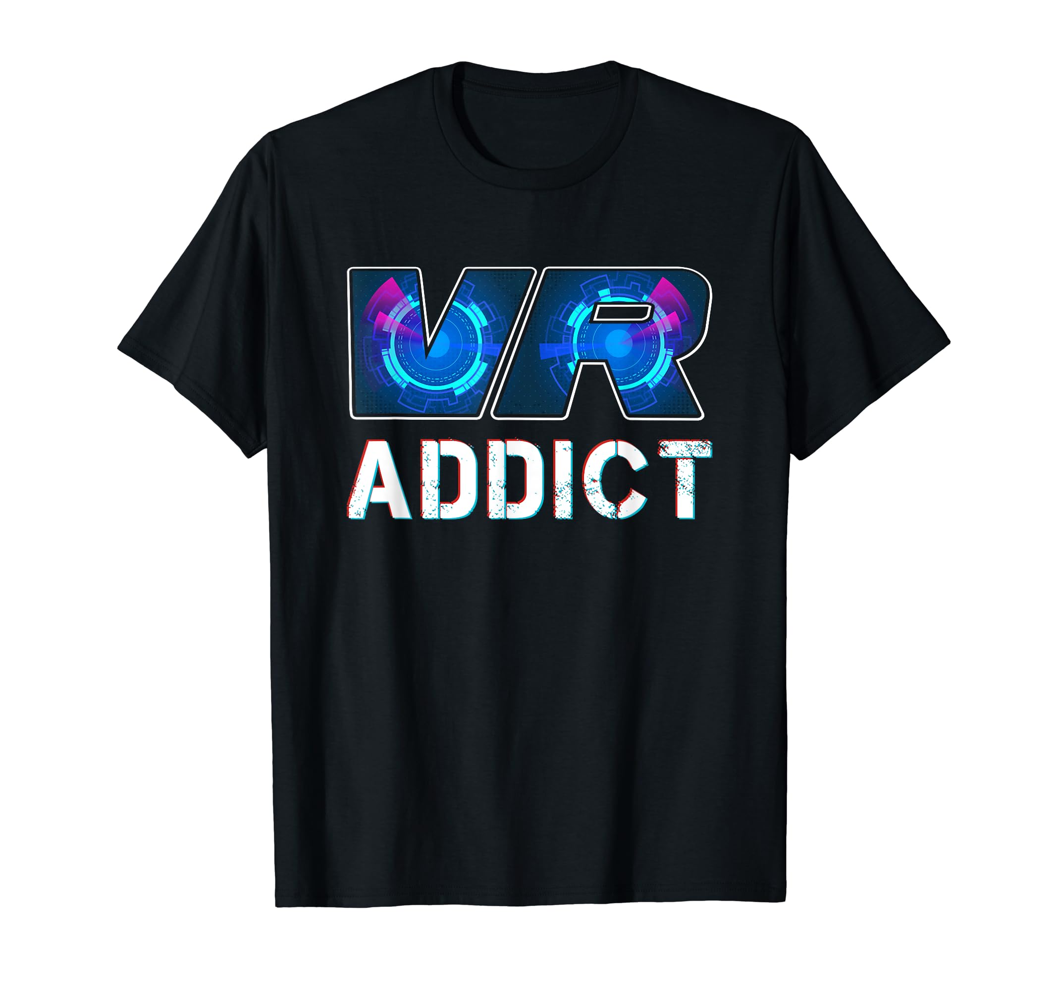 VR Addict Virtual Reality Gamer T Shirt : Amazon.co.uk: Fashion