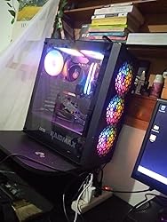 Amazon.com: Raidmax X921 Mesh Airflow and Tempered Glass Gaming PC Case ...