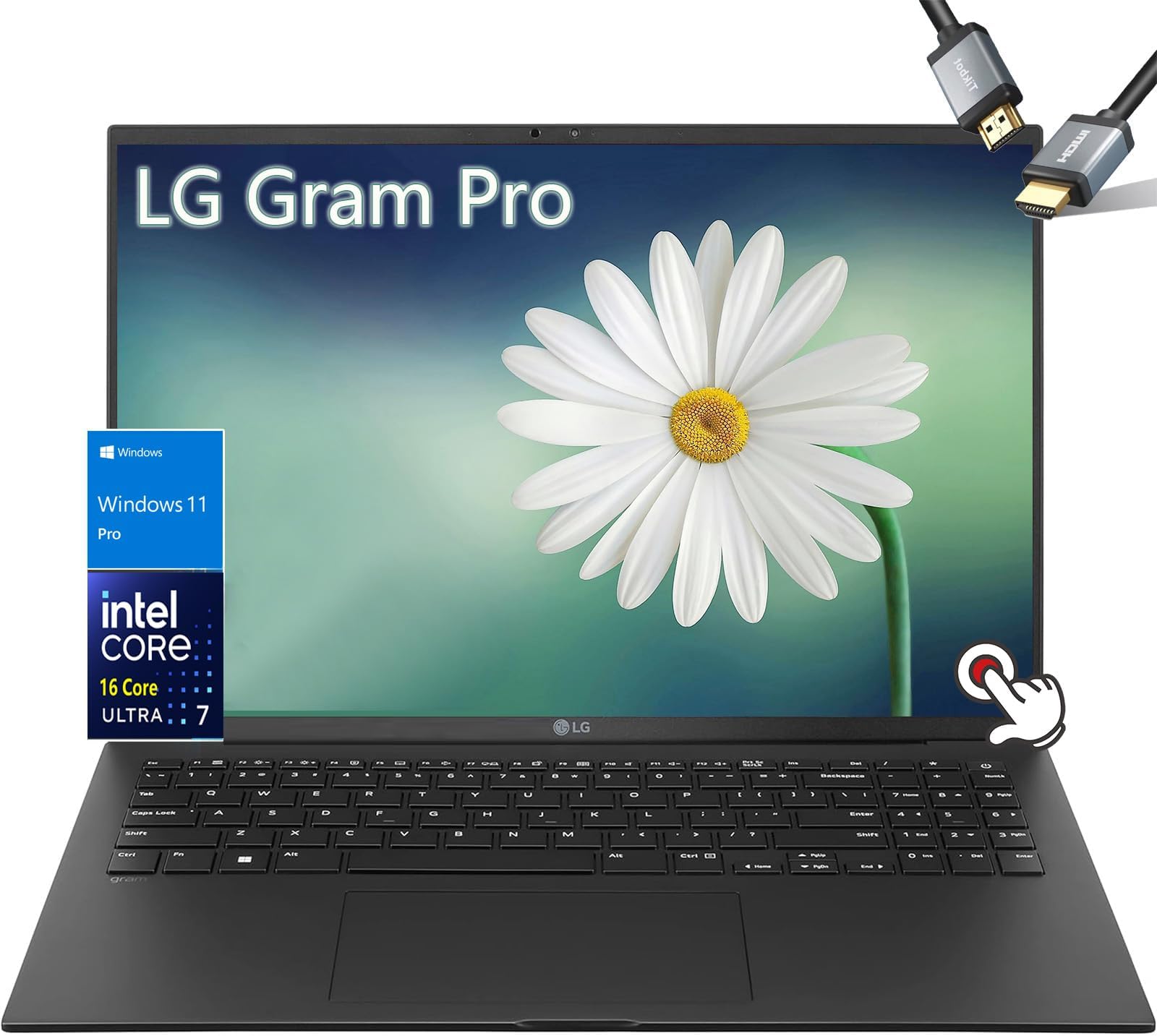 Amazon.com: LG Gram Pro 16 Laptop Touchscreen 2in1 - Intel Core Ultra 7 ...