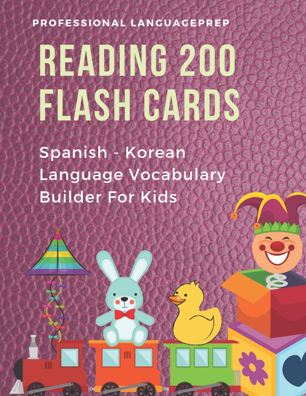 Buy Reading 200 Flash Cards Spanish - Korean Language Vocabulary ...