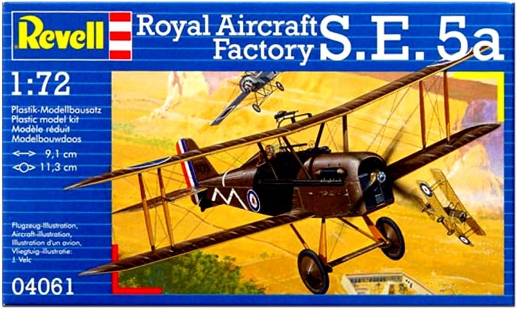 Amazon.com: Revell 1:72 Royal Aircraft Factory S.E. 5a : Arts, Crafts ...