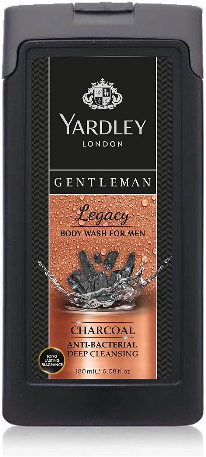 Yardley London Body Wash Gentleman Legacy For Men, Anti Bacterial Deep ...