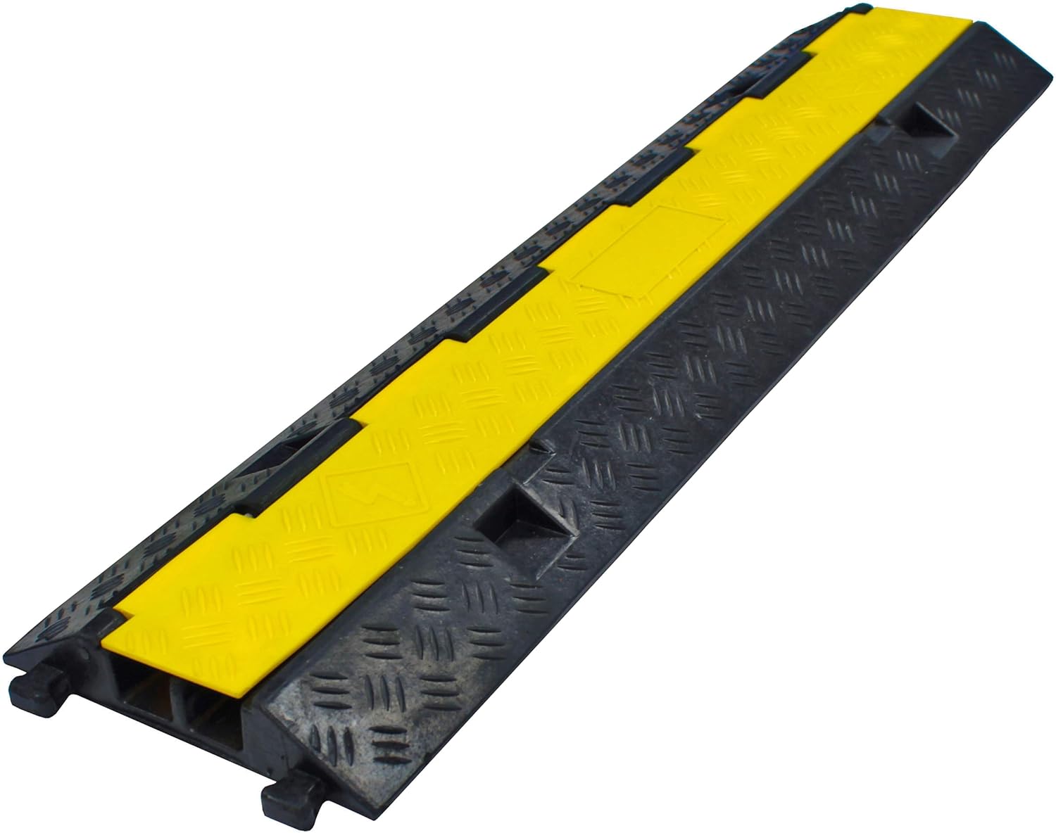 Amazon.com: Electriduct 2-Channel Rubber Cable Protector Floor Cord ...