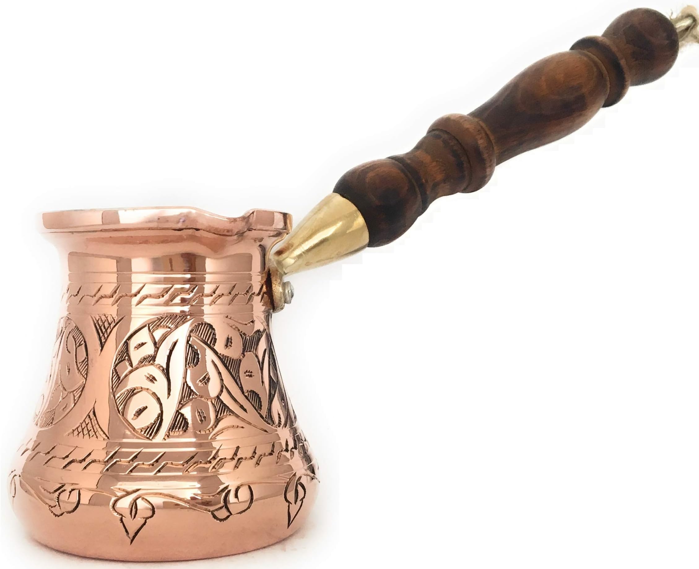 Amazon.com | Handmade Coffee Pot Maker 7 Fl Oz Copper Armenian Jazva ...