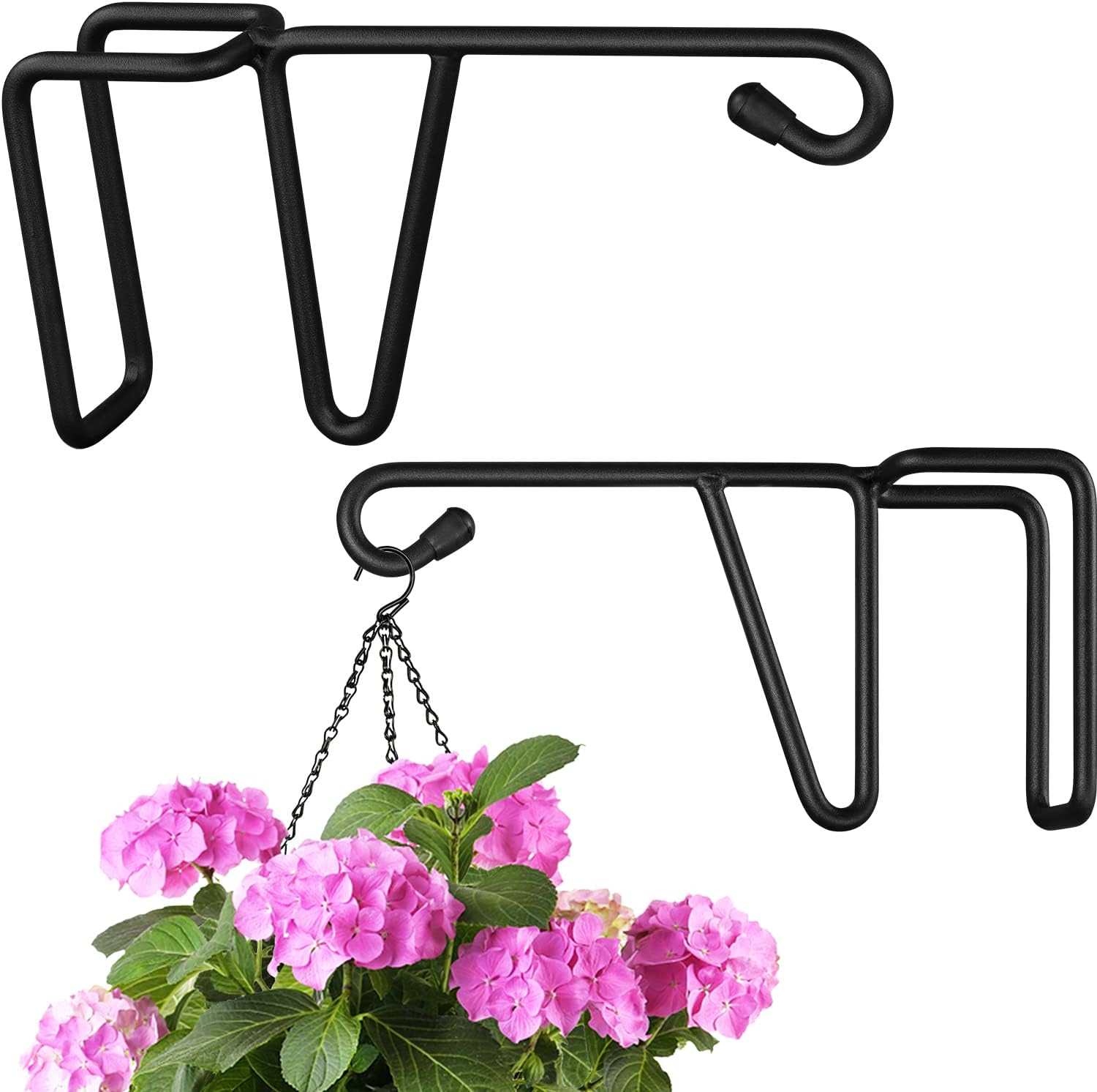 Amazon.com: moonoom 4 Pcs Adjustable Vinyl Fence Hooks, Patio Hangers ...