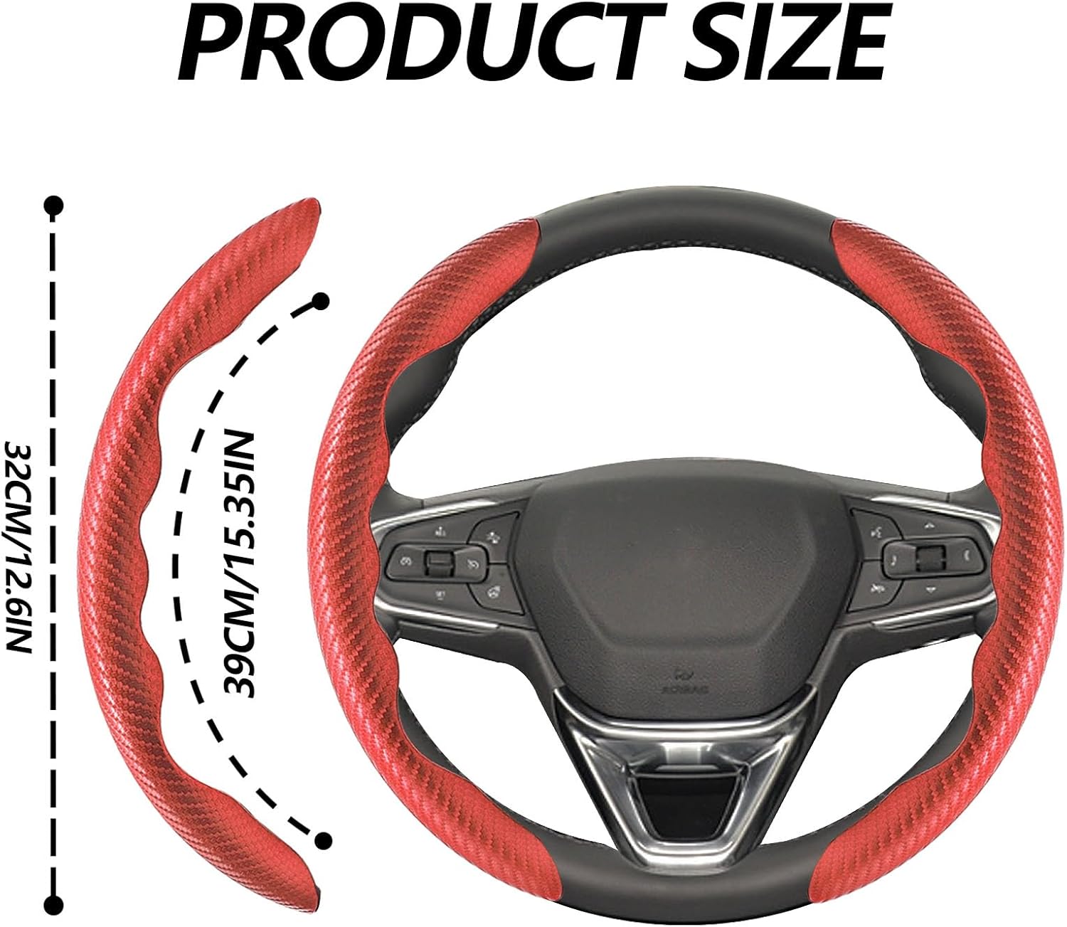 Elevate Your Ride: Review of the 2pcs Universal Carbon Fiber Steering ...
