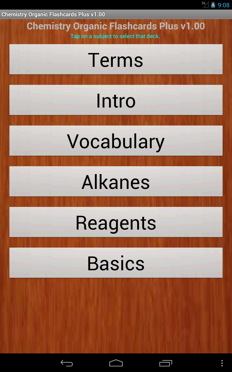 Chemistry Organic Flashcards Plus - App on Amazon Appstore