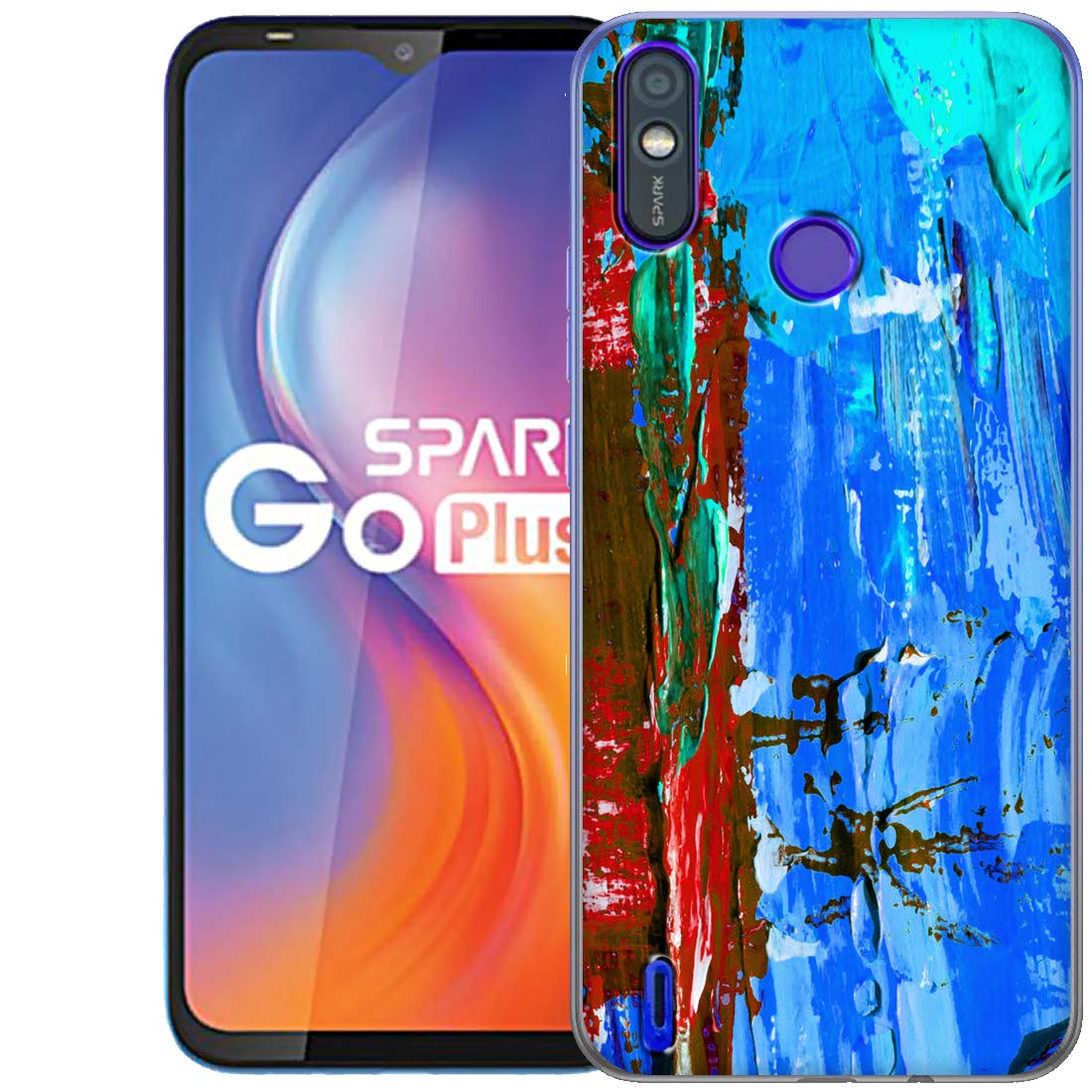 Fashionury Mix Abstract Soft Silicon Lightweight Slimfit Back Cover for ...