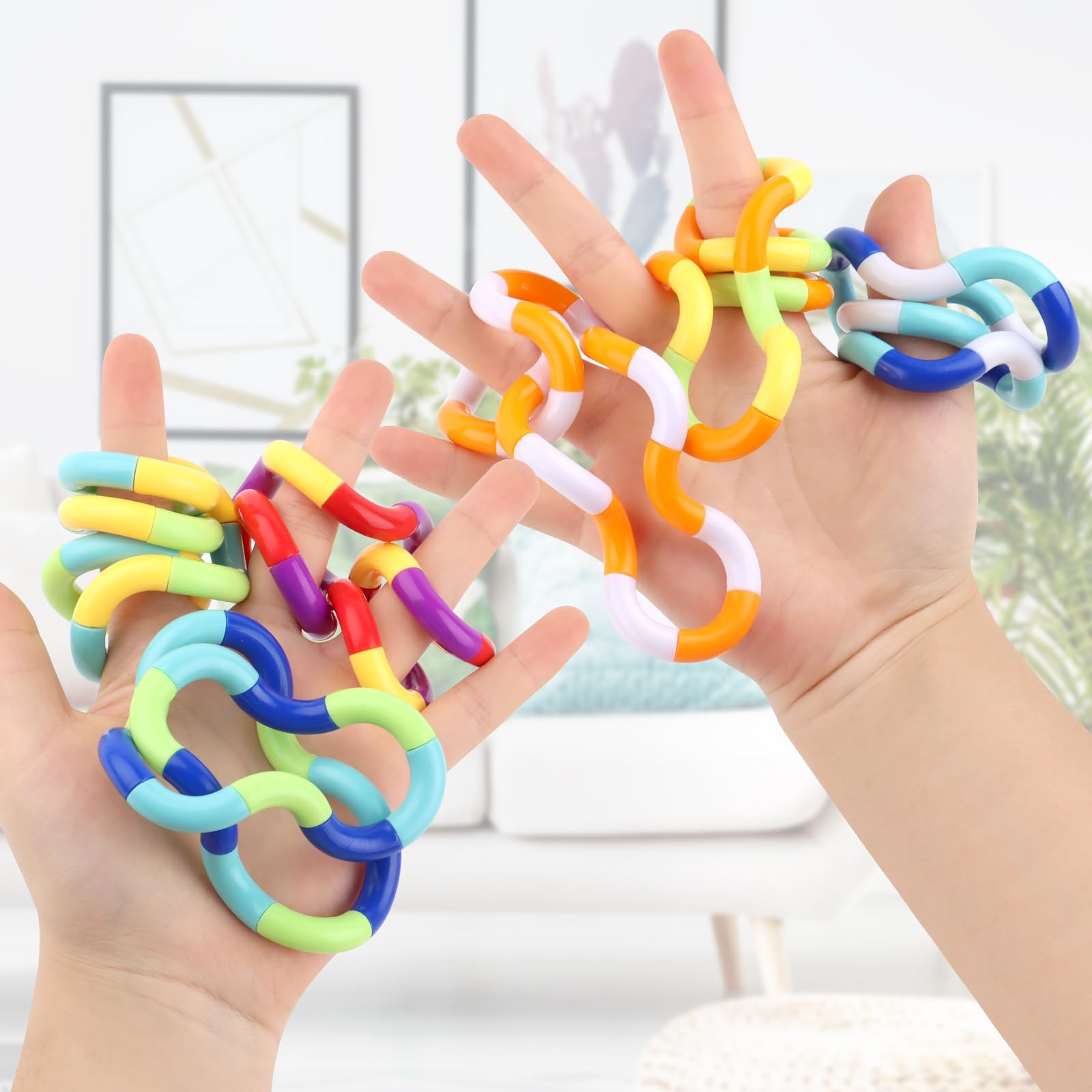 MXTIMWAN Juguete Mano Fidget Twister, 6 Piezas Tangle Fidget Toy, Fidg...