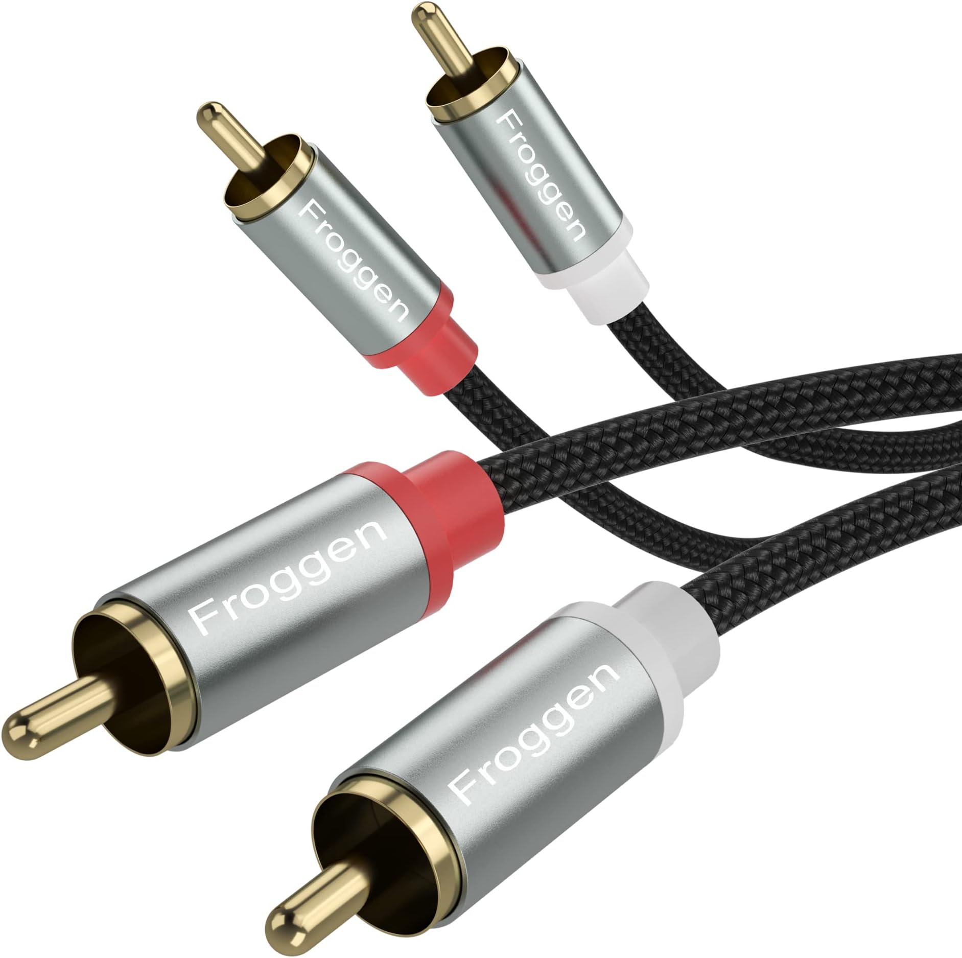 LINDY 35661 2 m Premium Phono to Phono Cable - Black: Amazon.co.uk ...