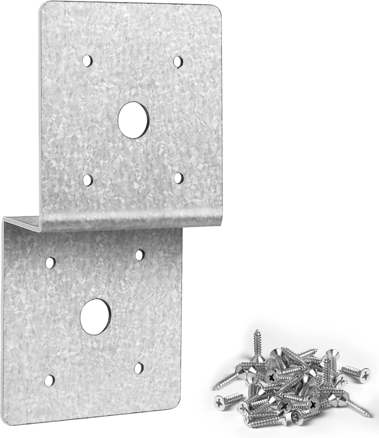 6 soportes de metal en Z, para vigas cruzadas de 2 x 4 y postes de 4 x ...