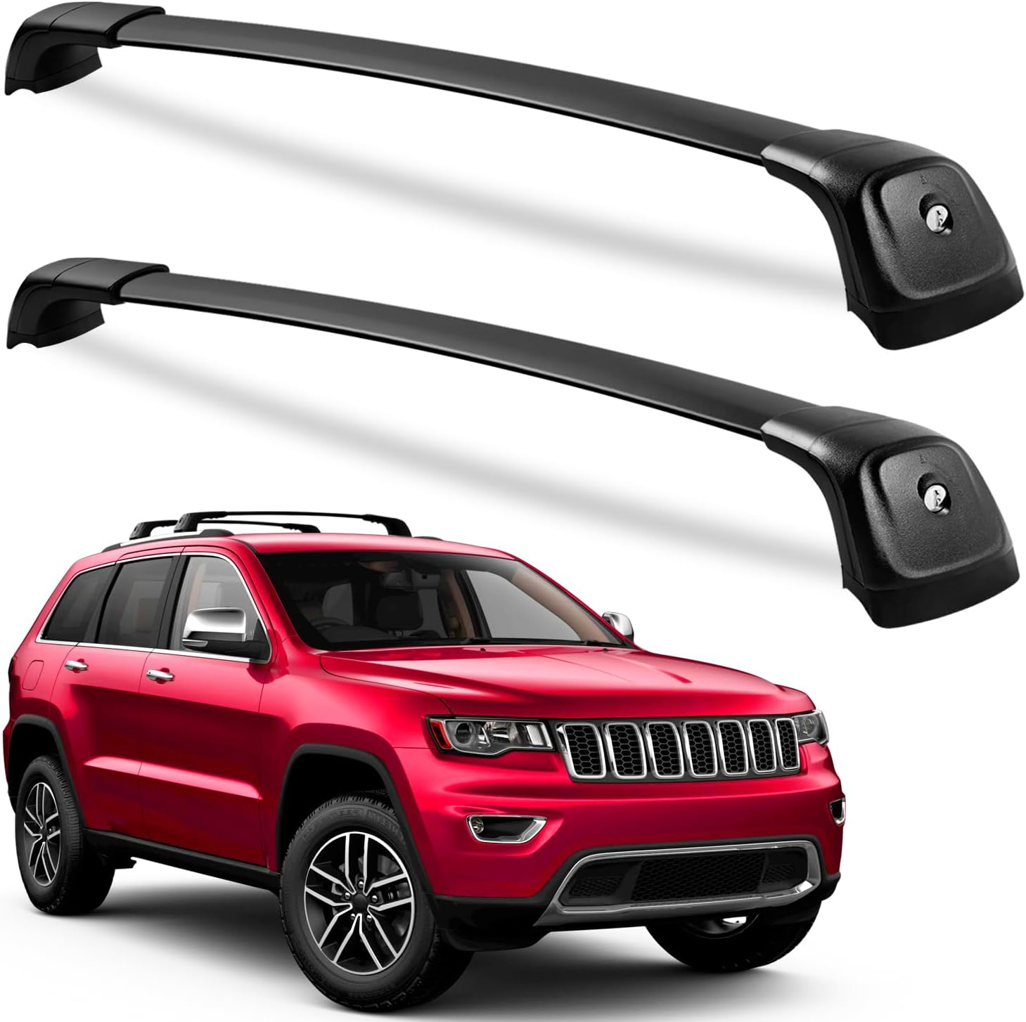 Amazon.com: Max Loading 220lbs Roof Rack Cross Bars Fit for Jeep Grand ...