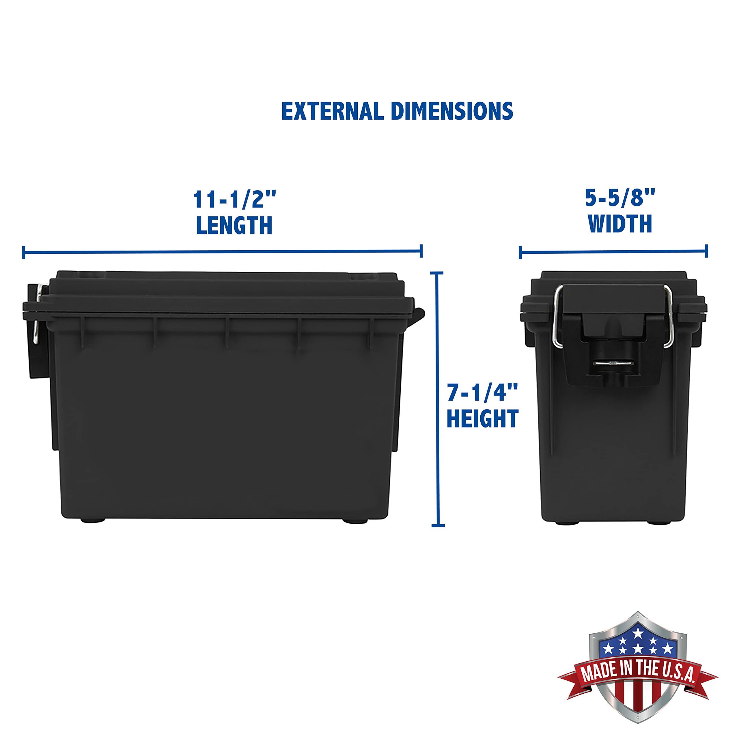 Sheffield 12629 Field Box, Pistol, Rifle, or Shotgun Ammo Storage Box ...