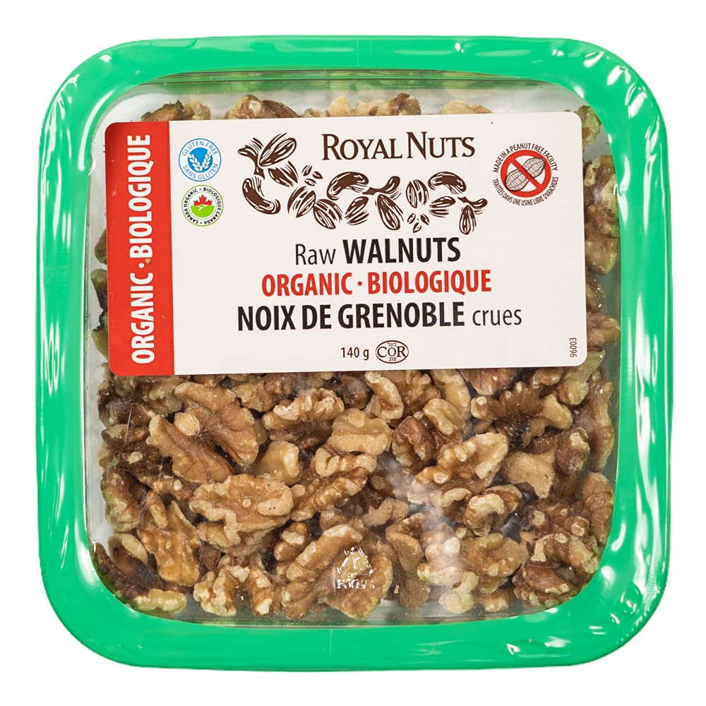 ROYAL NUTS Organic Walnuts, 140 Grams : Amazon.ca: Grocery & Gourmet Food
