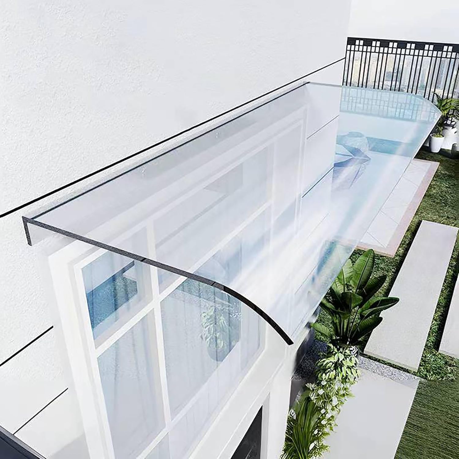 Amazon.com : Invisible Rain Shelter Cover, Window Awning, Outdoor Rain ...