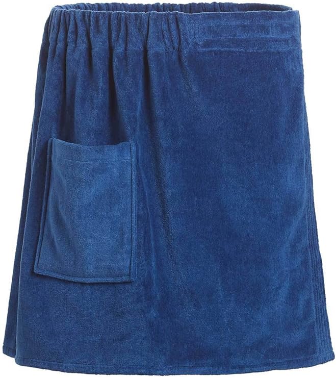 Amazon.com: TowelSoft Mens Terry Bath Wraps with Pocket, Spa Body Wrap ...